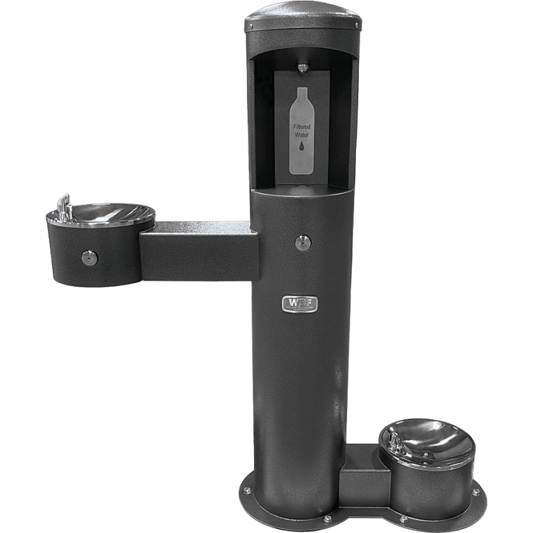Outdoor, Front Approach Bottle Filler - Multi-User Drinking Fountain | WSF